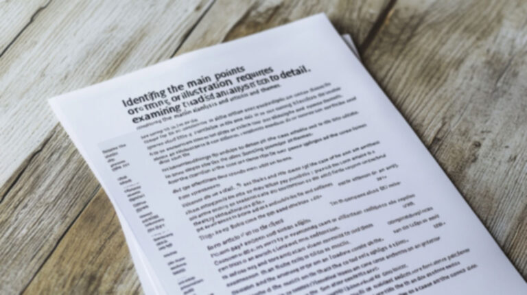 How to Identify Main Points in an Article or Illustration - Best Library